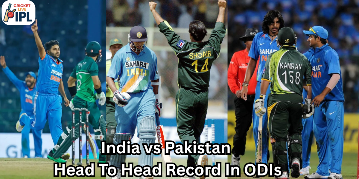 India vs Pakistan Head To Head Record, Stats & Results