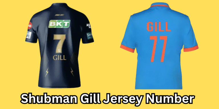 Shubman Gill Jersey Number: The Inspiring Story Behind 77